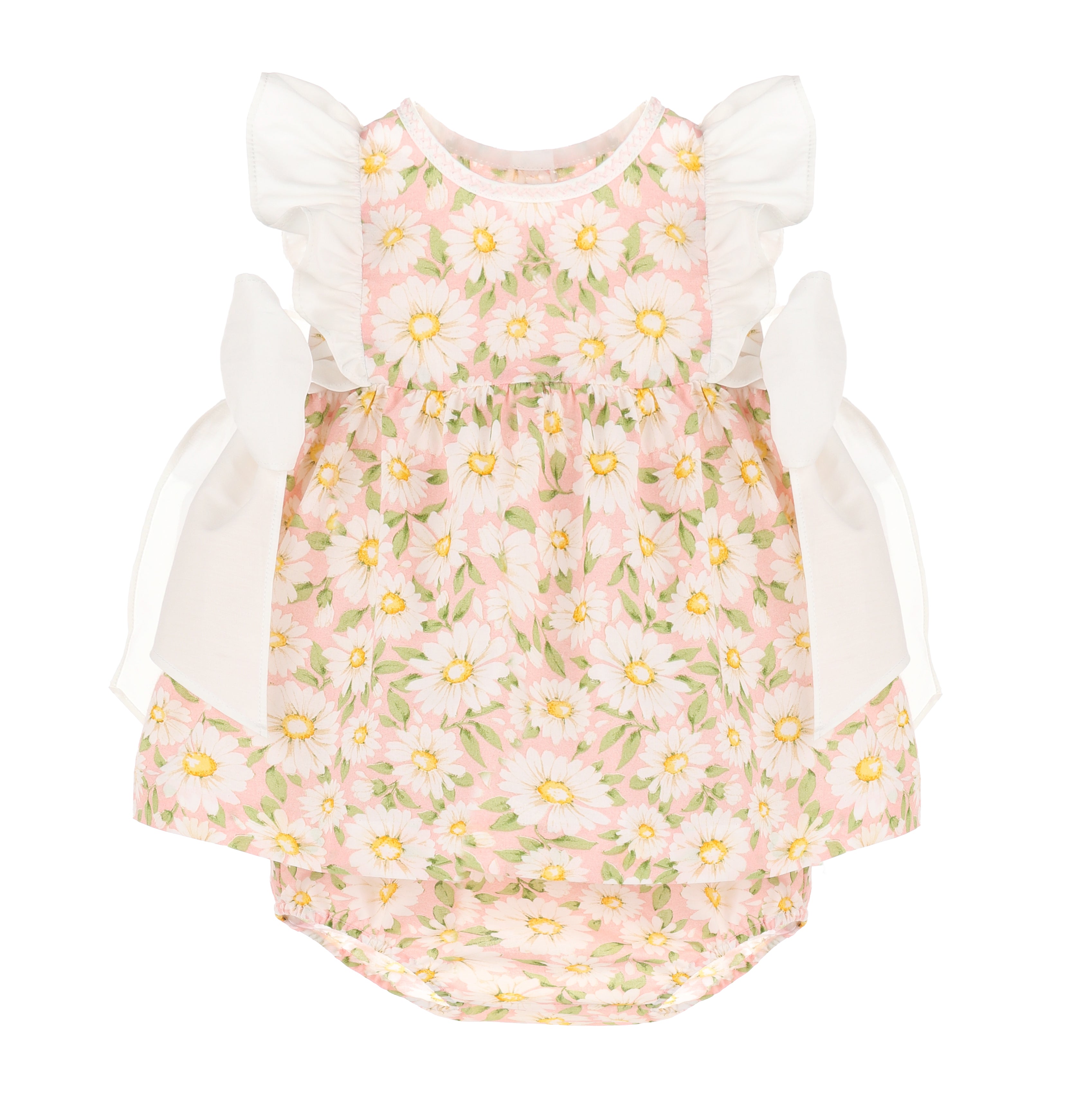 Girls Daisy Bow Dress – Flora Ottimer