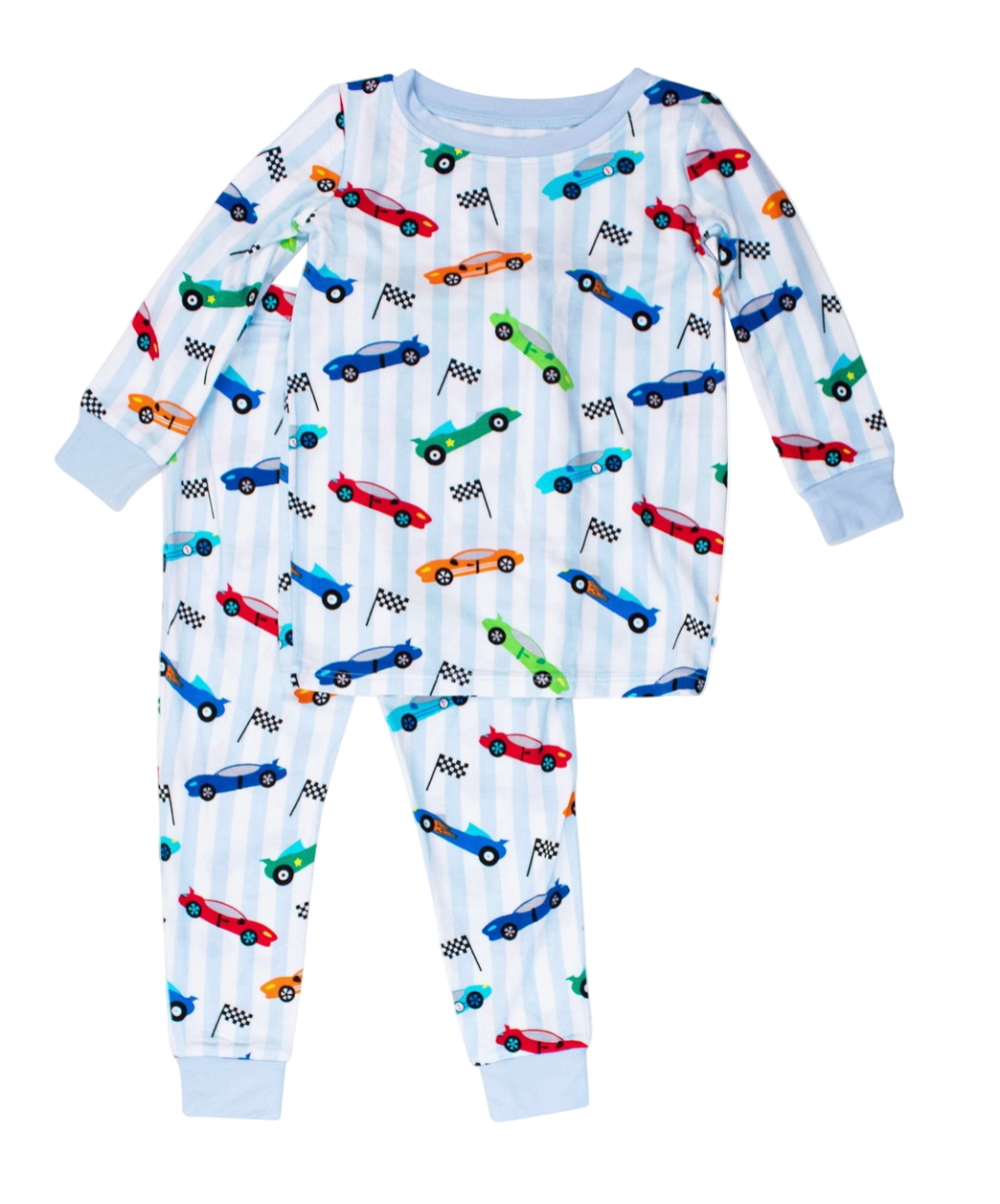 Let's Roll Bamboo Race Car Pajama Set – Flora Ottimer