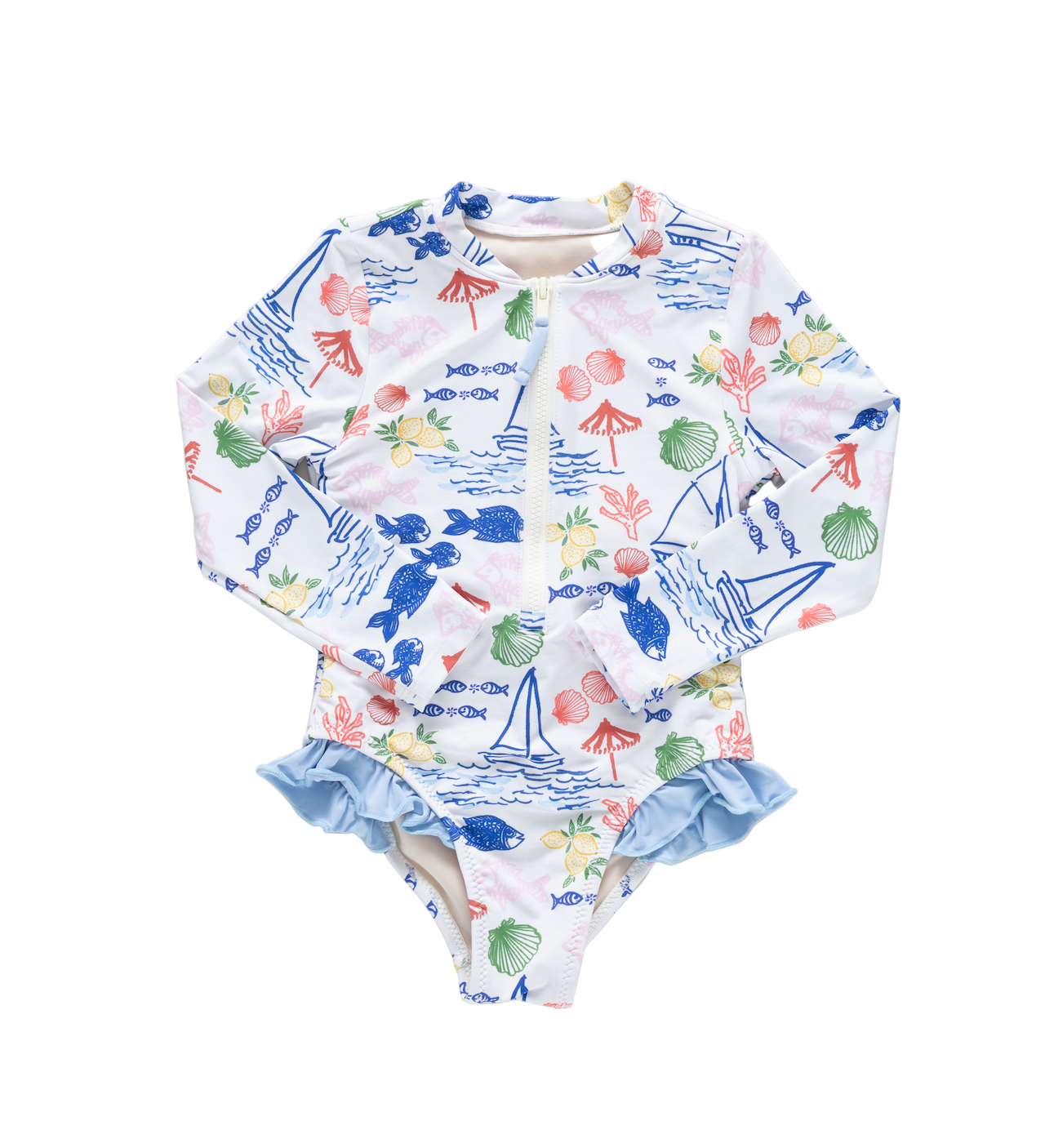 Girls Arden Suit - Island Multi – Flora Ottimer